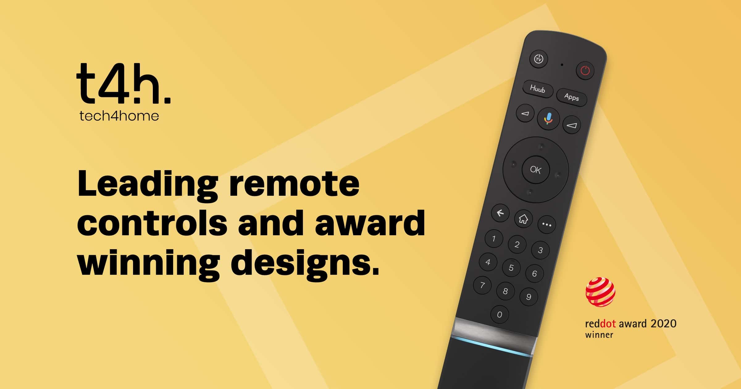 Leading remote controls and award winning designs. - t4h (Tech4home)