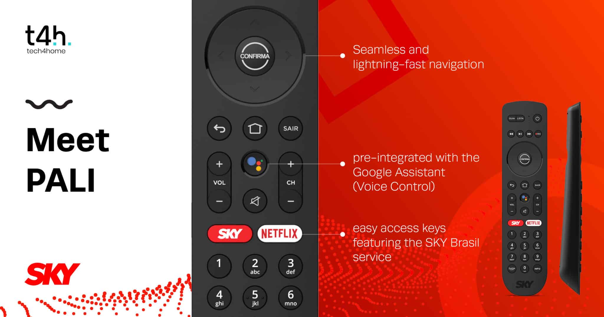 t4h.’s (Tech4home) Revolutionary PALI Android TV Remote Control in ...