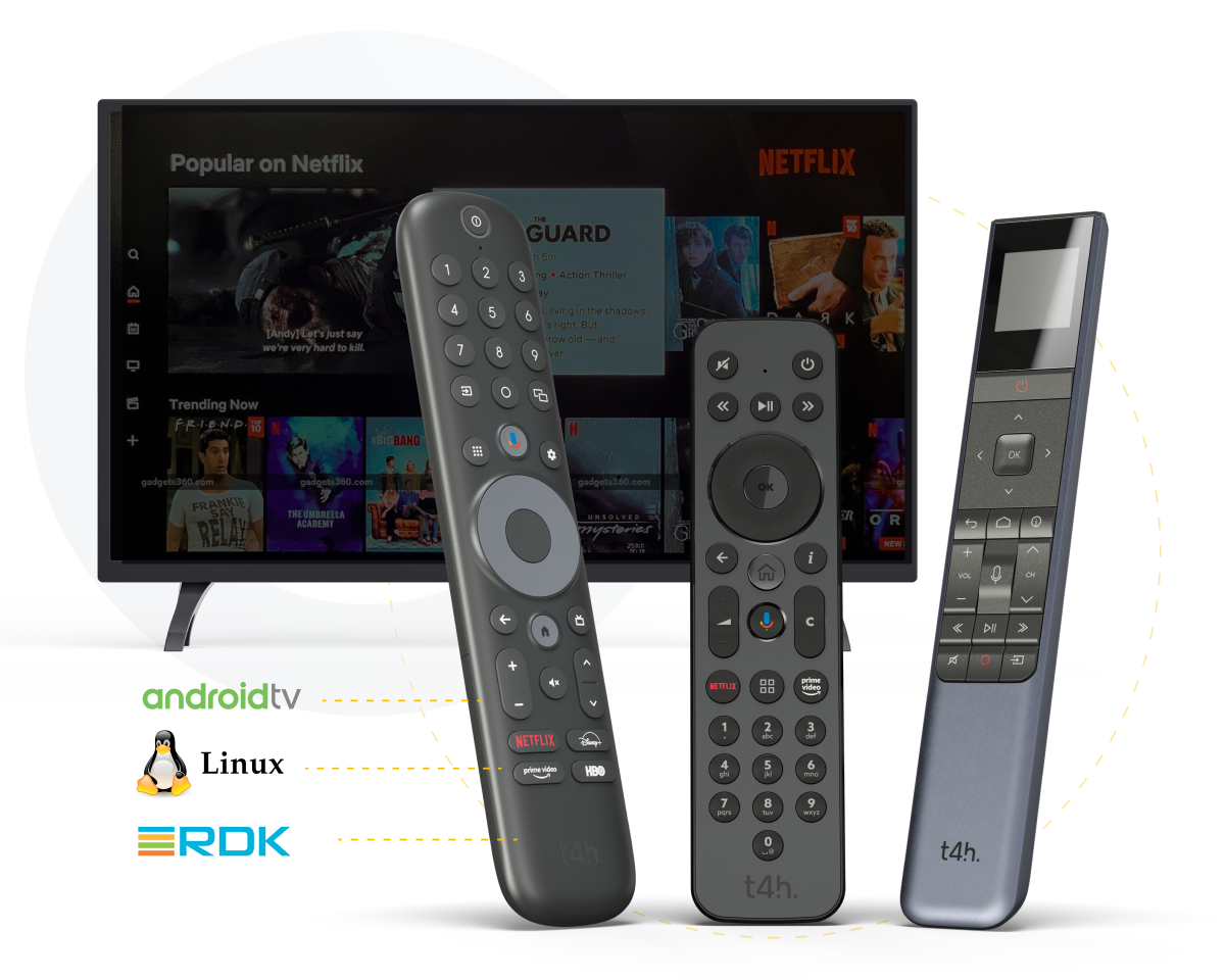 We design, develop and deliver remote control solutions - t4h (Tech4home)